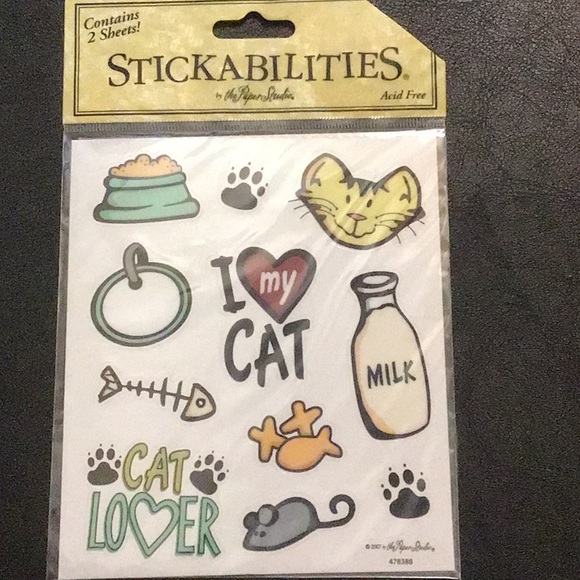 Office | Cat Themed Sticker Set 2 Sheets | Poshmark